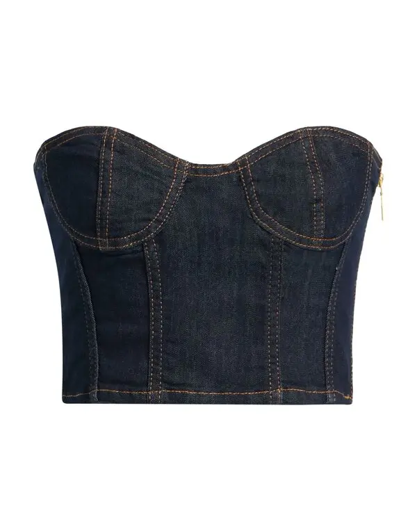 LIU •JO Denim Tube Top
