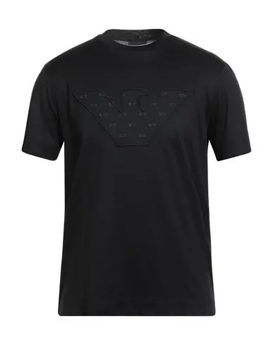 Emporio Armani T-shirt Size Lyocell, Cotton - Black