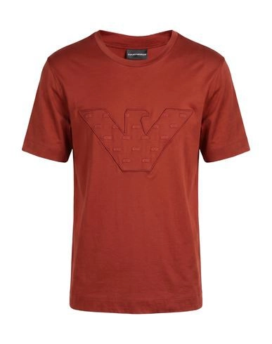 Emporio Armani T-shirt Size Lyocell, Cotton - Brick