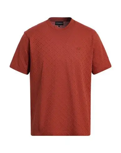 Emporio Armani T-shirt Midnight Size Cotton - Red