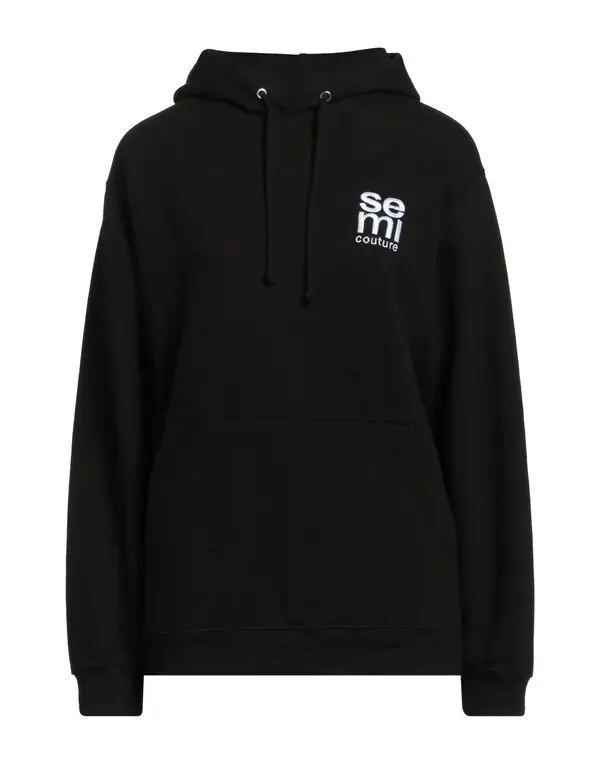 SEMICOUTURE Cotton-blend Fleece Sweatshirt