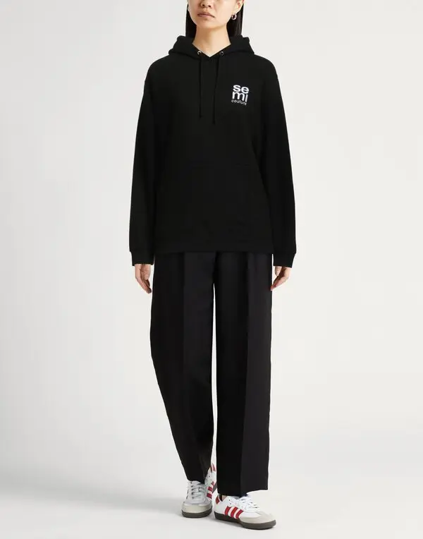 SEMICOUTURE Cotton-blend Fleece Sweatshirt