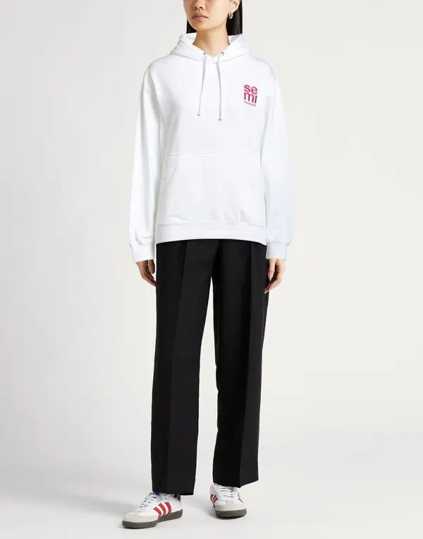 SEMICOUTURE Cotton-blend Fleece Sweatshirt
