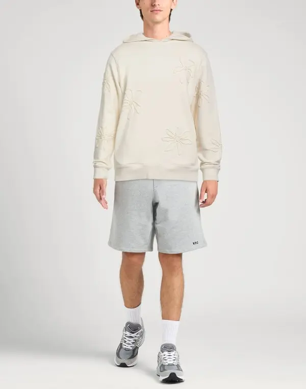 Sandro Cotton Blend French Terry Sweatshirt - White