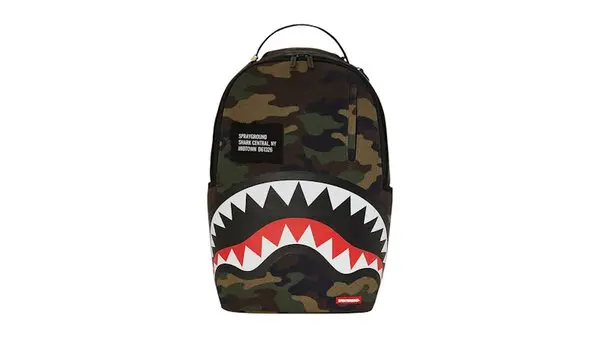 SPRAYGROUND Shark Central Camo Dlxs Backpack - Multicolor