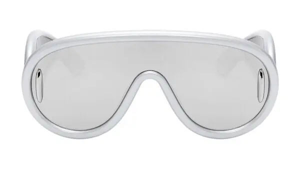 Loewe Wave Mask Sunglasses - Silver