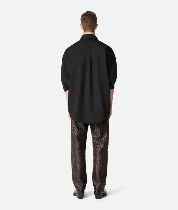Bottega Veneta Intrecciato Leather Pants