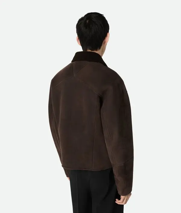 Bottega Veneta Felted Merino Shearling Jacket
