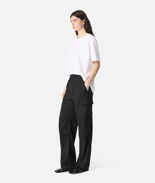 Bottega Veneta Fine Wool Cargo Pants