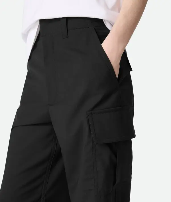 Bottega Veneta Fine Wool Cargo Pants