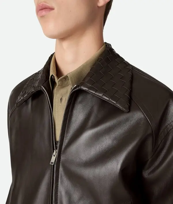 Bottega Veneta Leather Blouson