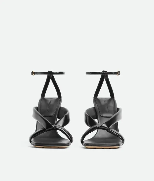 Bottega Veneta Riva Strap Sandal - Black