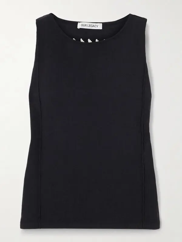 Our Legacy Cutout Cotton-jersey Tank