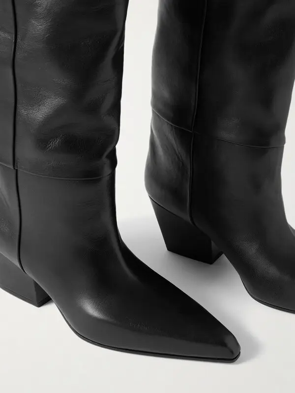 Paris Texas Jane Leather Knee High Boots