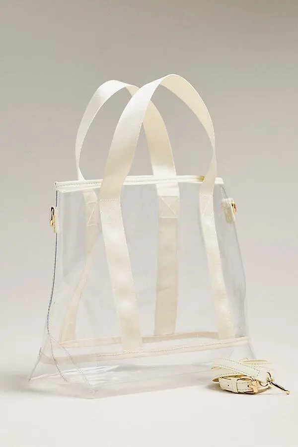 Anthropologie Clear Stadium Tote