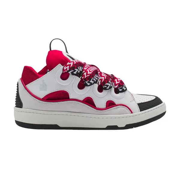LANVIN Curb Low-top Sneakers - Red