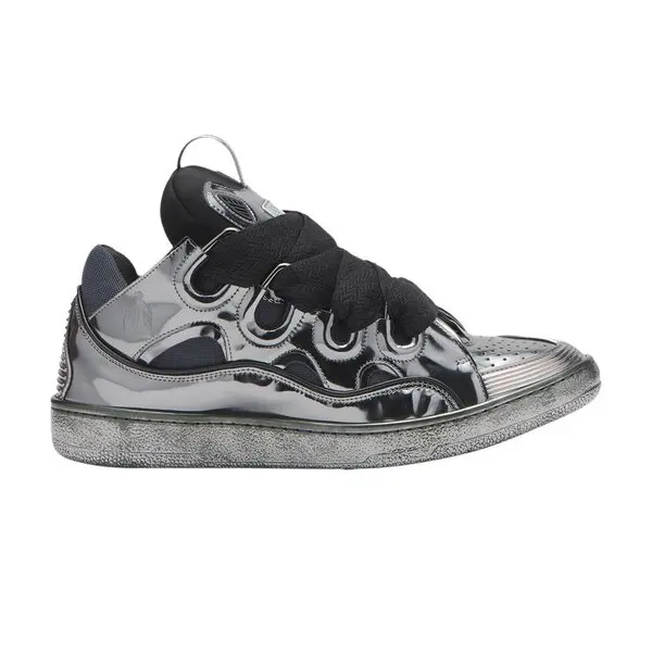 LANVIN Curb Sneakers - Silver