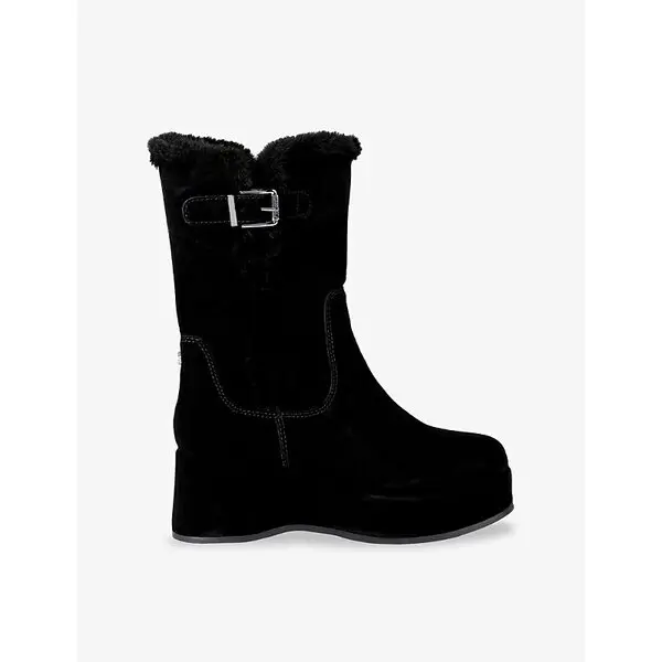 Carvela Après Buckle Suede Boots