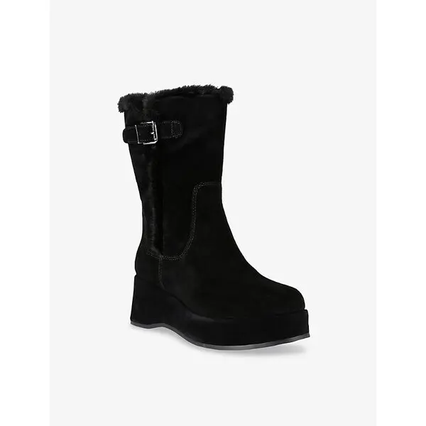 Carvela Après Buckle Suede Boots