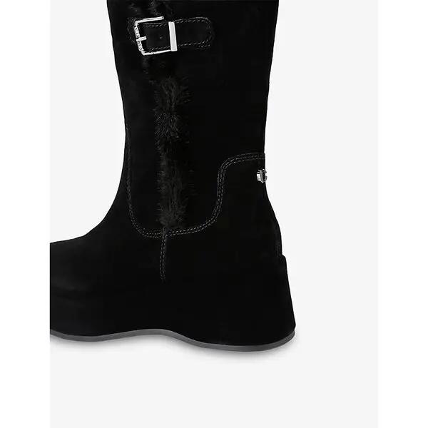 Carvela Après Buckle Suede Boots