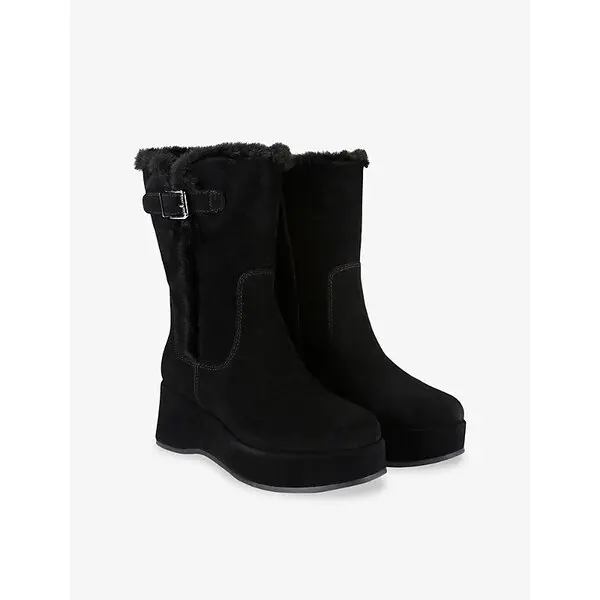 Carvela Après Buckle Suede Boots
