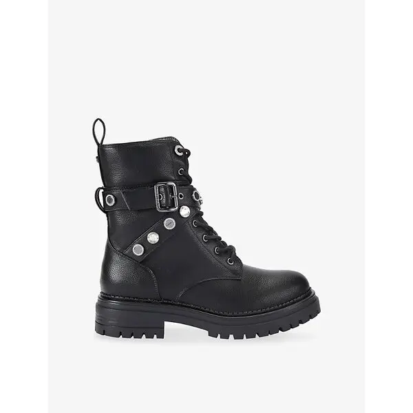 Carvela Faux-leather Combat Boots