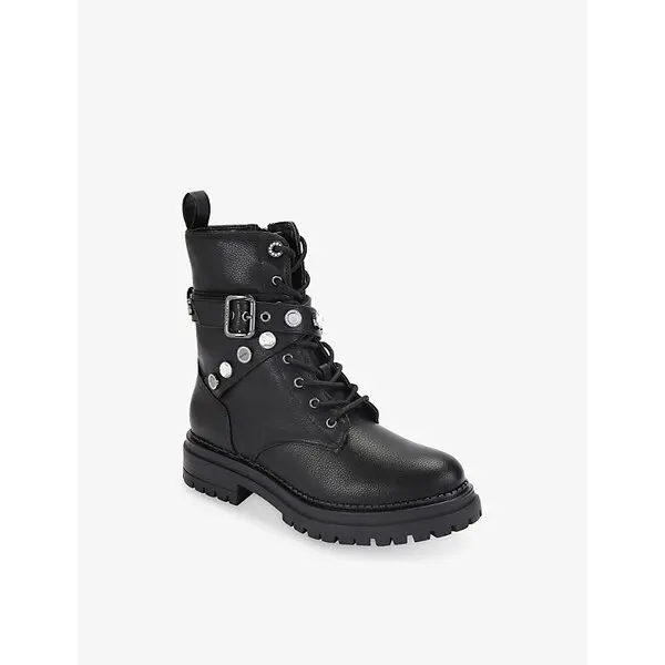 Carvela Faux-leather Combat Boots