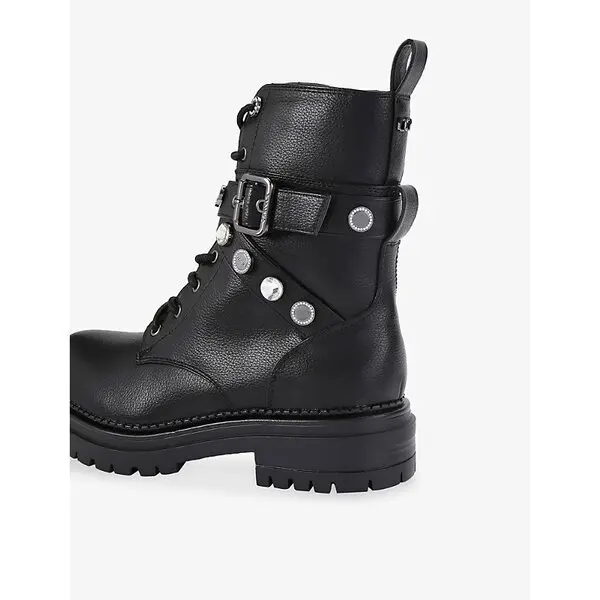 Carvela Faux-leather Combat Boots