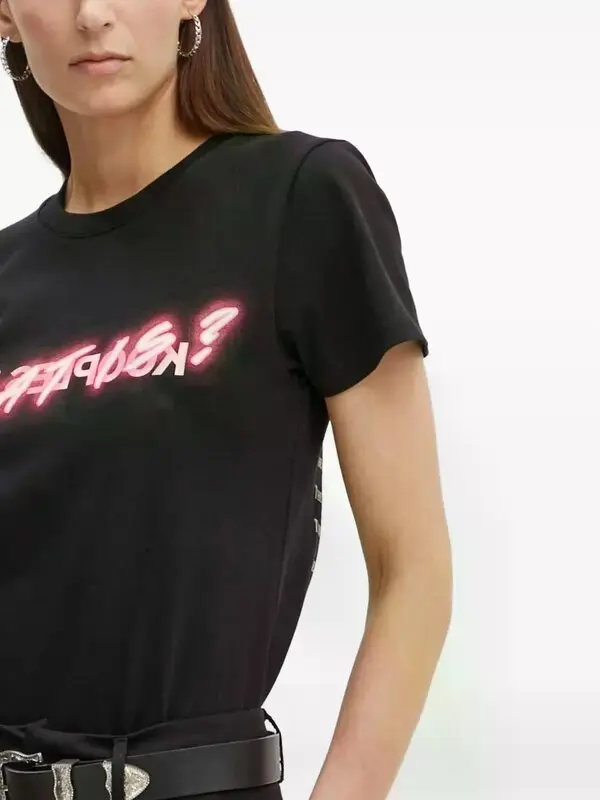The Kooples Neon Graphic Slogan T-shirt