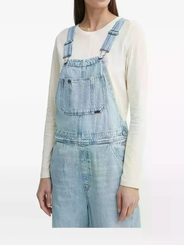 G-star Raw Button-fastening Denim Overalls - Blue