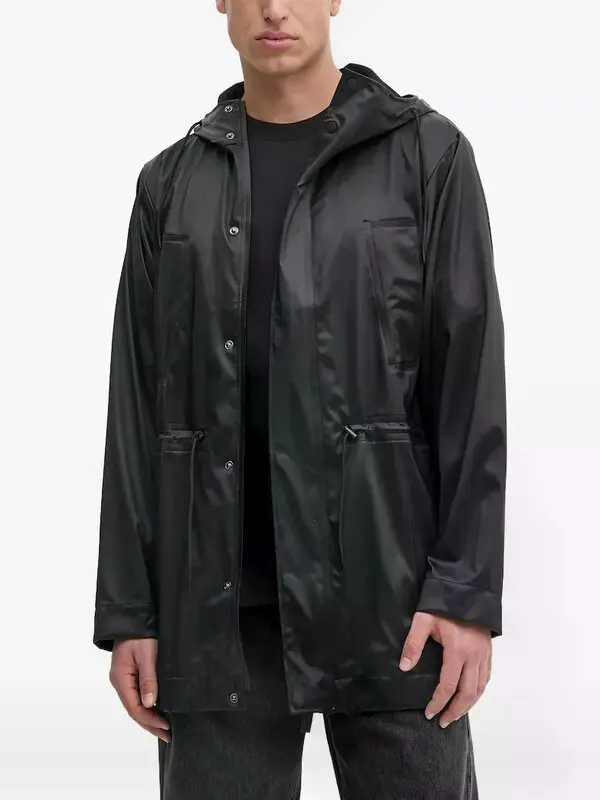 Rains Drawstring Hooded Jacket