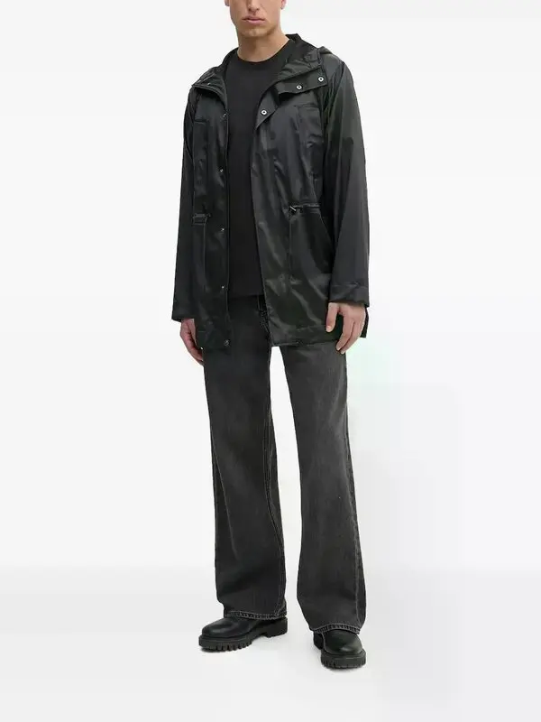 Rains Drawstring Hooded Jacket