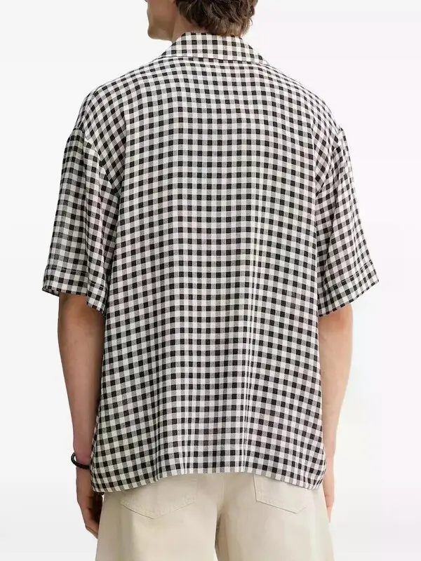 WON HUNDRED Check Short-sleeve Shirt