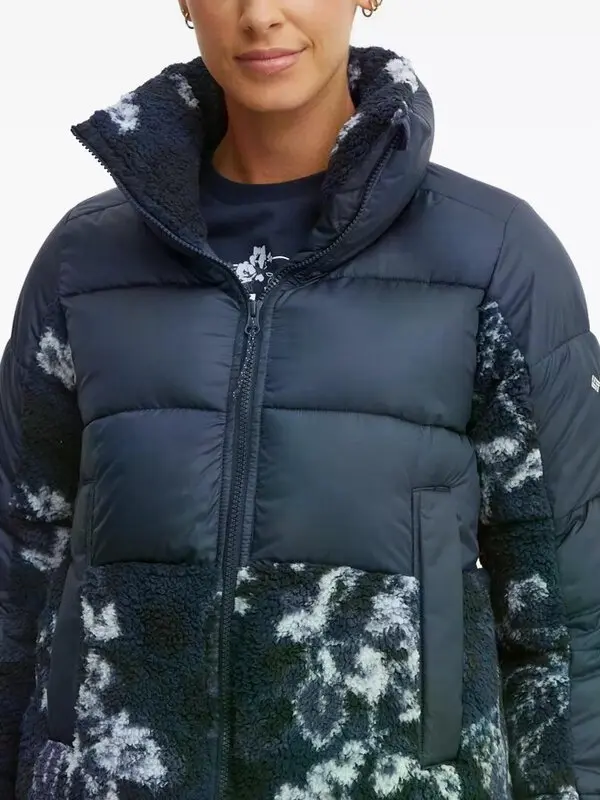 ジャケット・アウター Columbia tech parka nylon jacket floral Columbia Floral-Print Padded Jacket In Blue - 17% Off | Editorialist