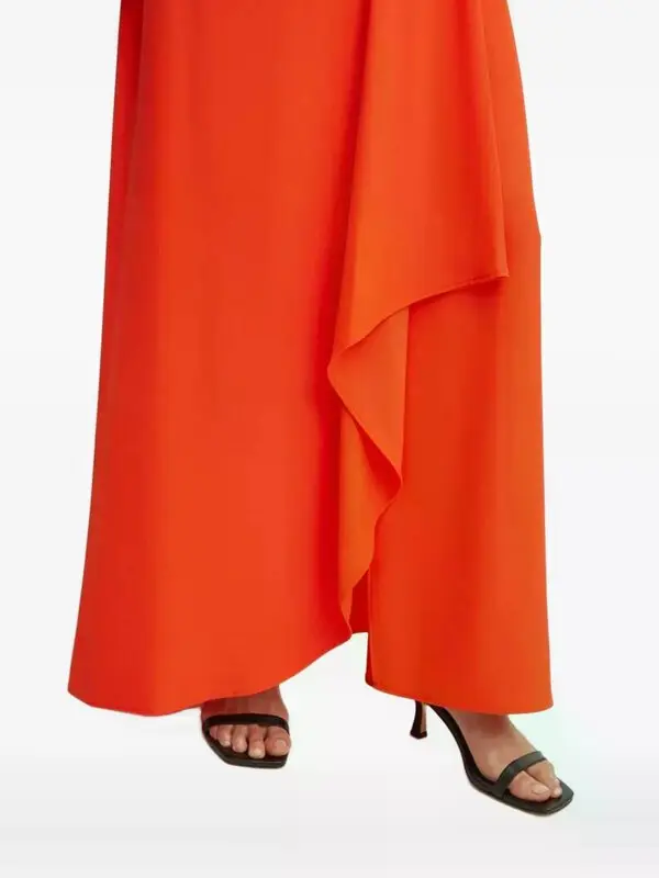 SANDRO FERRONE Pleated Draped Maxi Dress