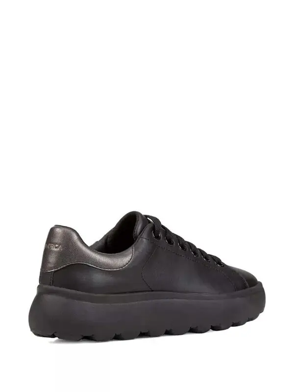 Geox Leather Platform Sneakers