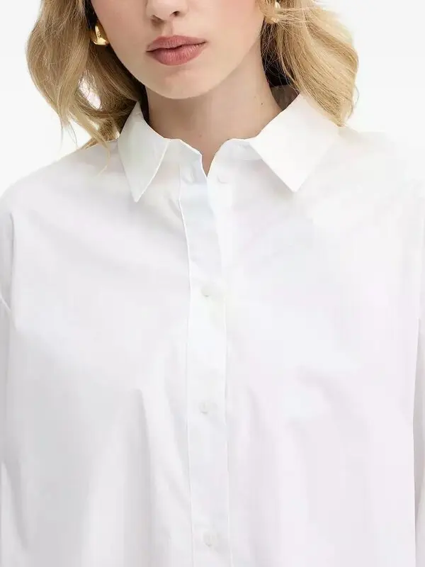 Armani Exchange Long-sleeve Cropped Shirt