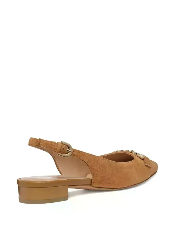 Geox Giselda15 Suede Slingback Ballet Flats