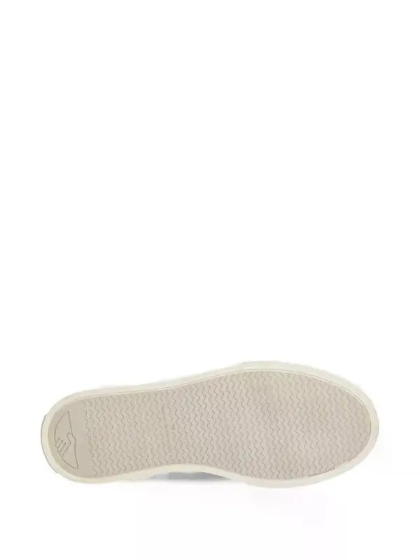 S.W.C STEPNEY WORKERS CLUB Flower-print Slip-on Sneakers - Black