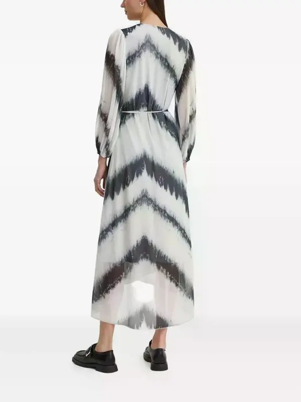 BRUUNS BAZAAR Noriel Tie-dye Wrap Midi Dress