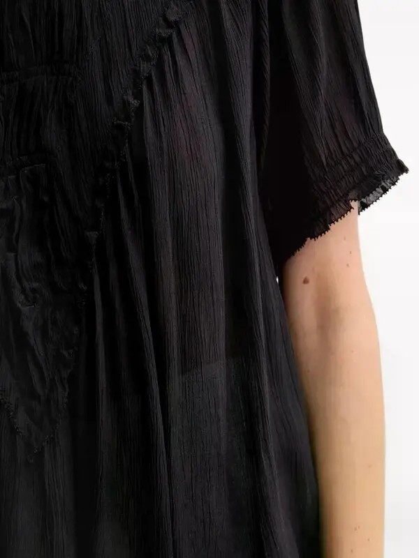 Munthe Perilla Ruffled Top - Black