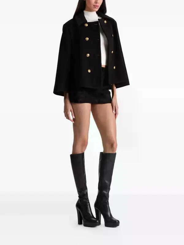 Alice + Olivia Reynalda Double-breasted Cape Coat