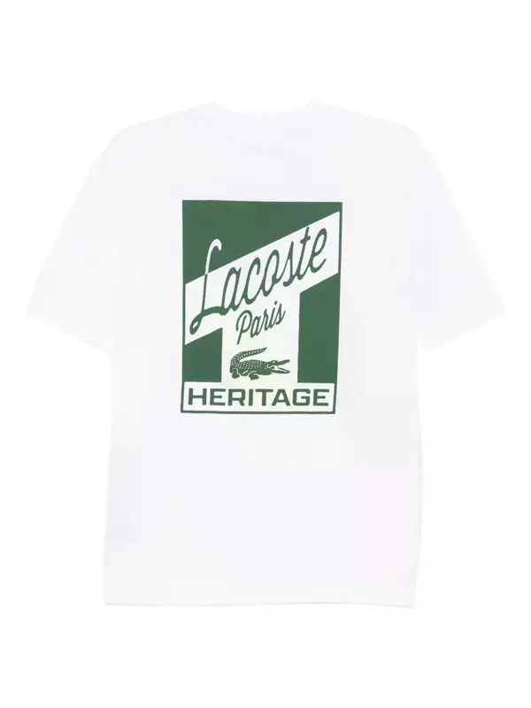 Lacoste Logo-printed T-shirt - White