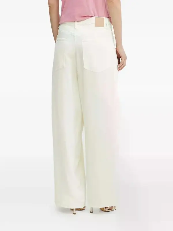BOSS Pleated Wide-leg Jeans