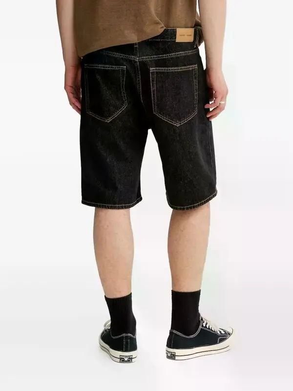 SAMSOE SAMSOE Contrast-stitch Denim Shorts