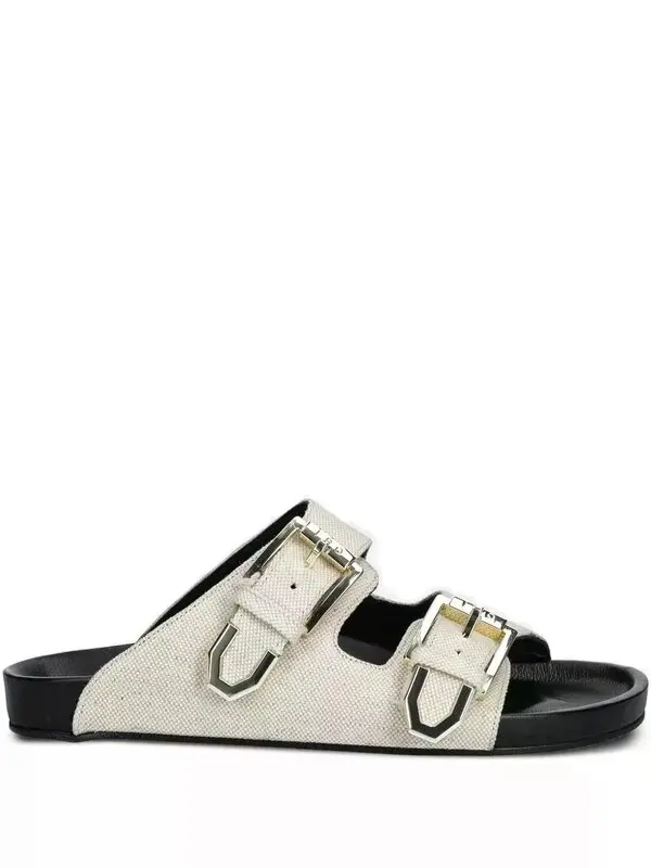 IRO PARIS Billie Double-buckle Slides