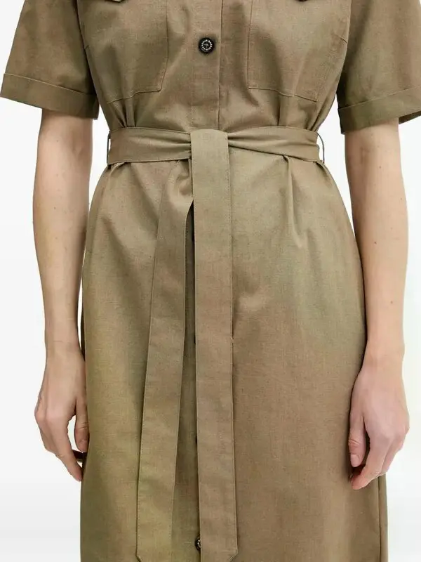Barbour Belted Midi Shirt Dress