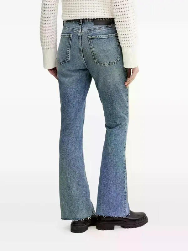 Hugo Frayed Hem Flare Jeans