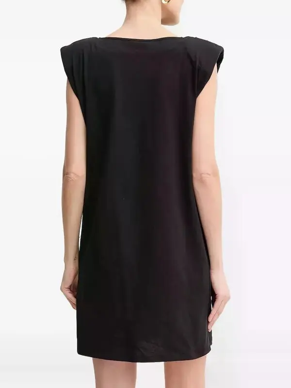 Pinko Padded-shoulder T-shirt Dress - Black