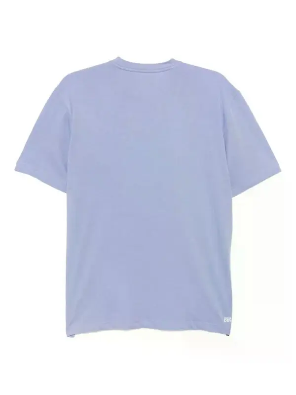 Lacoste Logo-embroidered Performance T-shirt - Blue